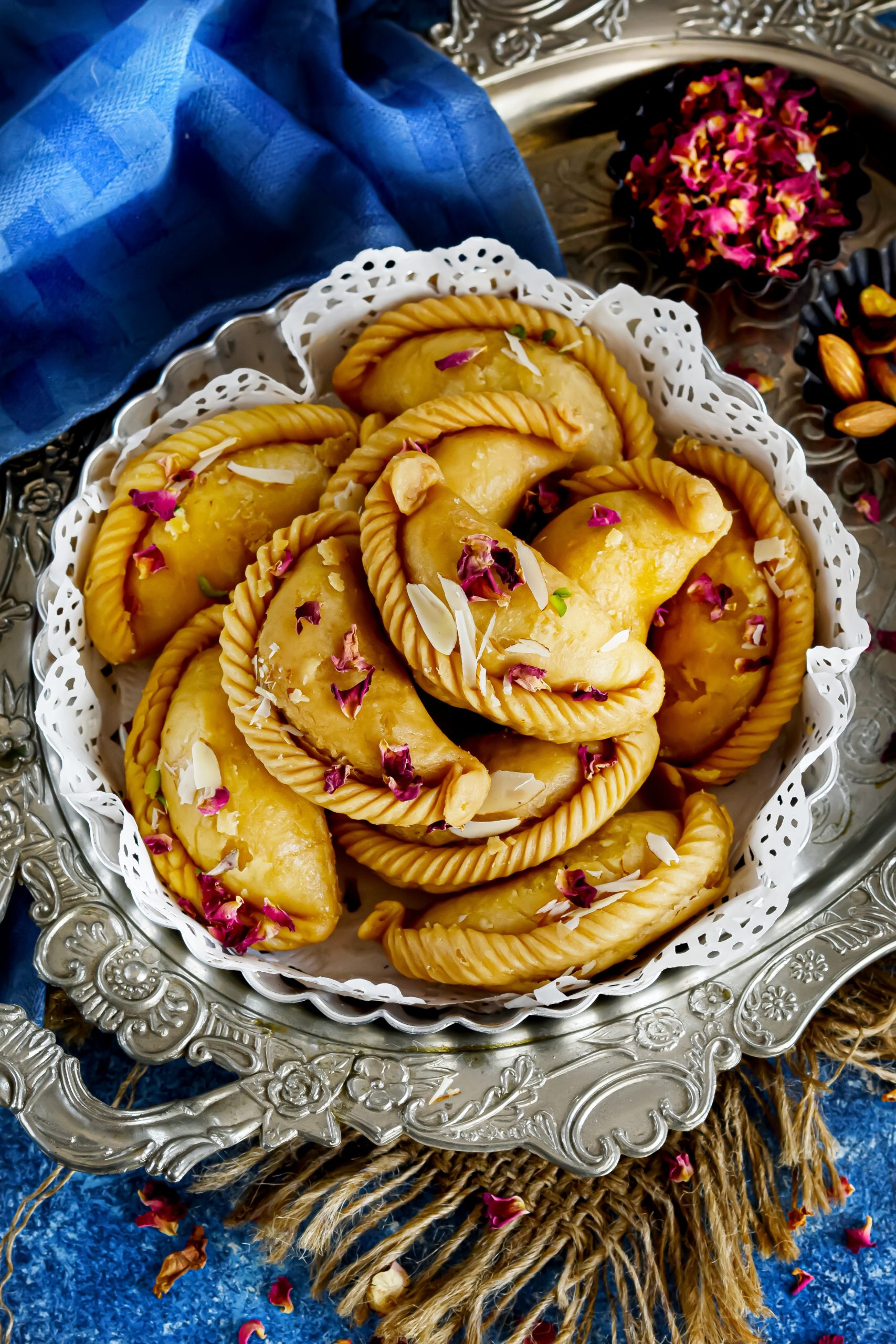 Sweetened Mawa Gujiya – Mawa Karanji – Spoon Fork And Food