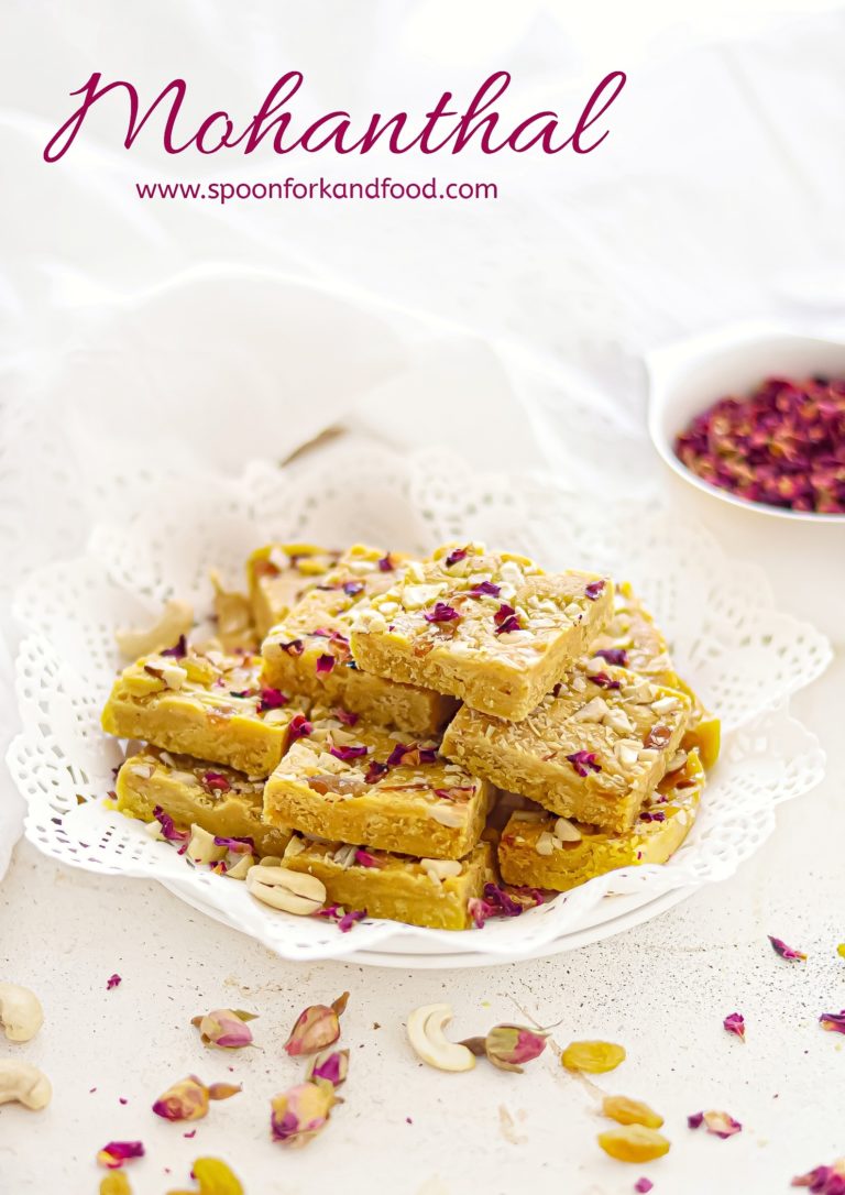 Mohanthal - Traditional Gujarati Sweet • Spoon Fork And Food